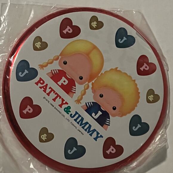 Sanrio | Toys | New Vintage 998 Sanrio Japan Patty And Jimmy Button 6 ...